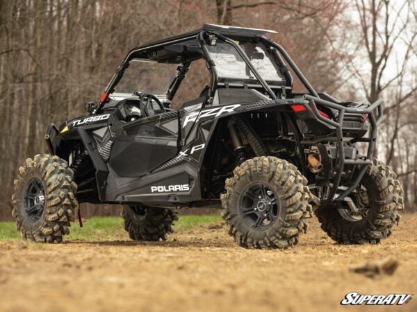 Super ATV Polaris RZR XP Turbo S Rear Bumper with Receiver Hitch - UTV ...